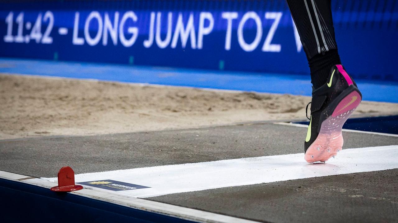 Premiere beim ISTAF Düsseldorf: Absprungzone beim Weitsprung - die ...