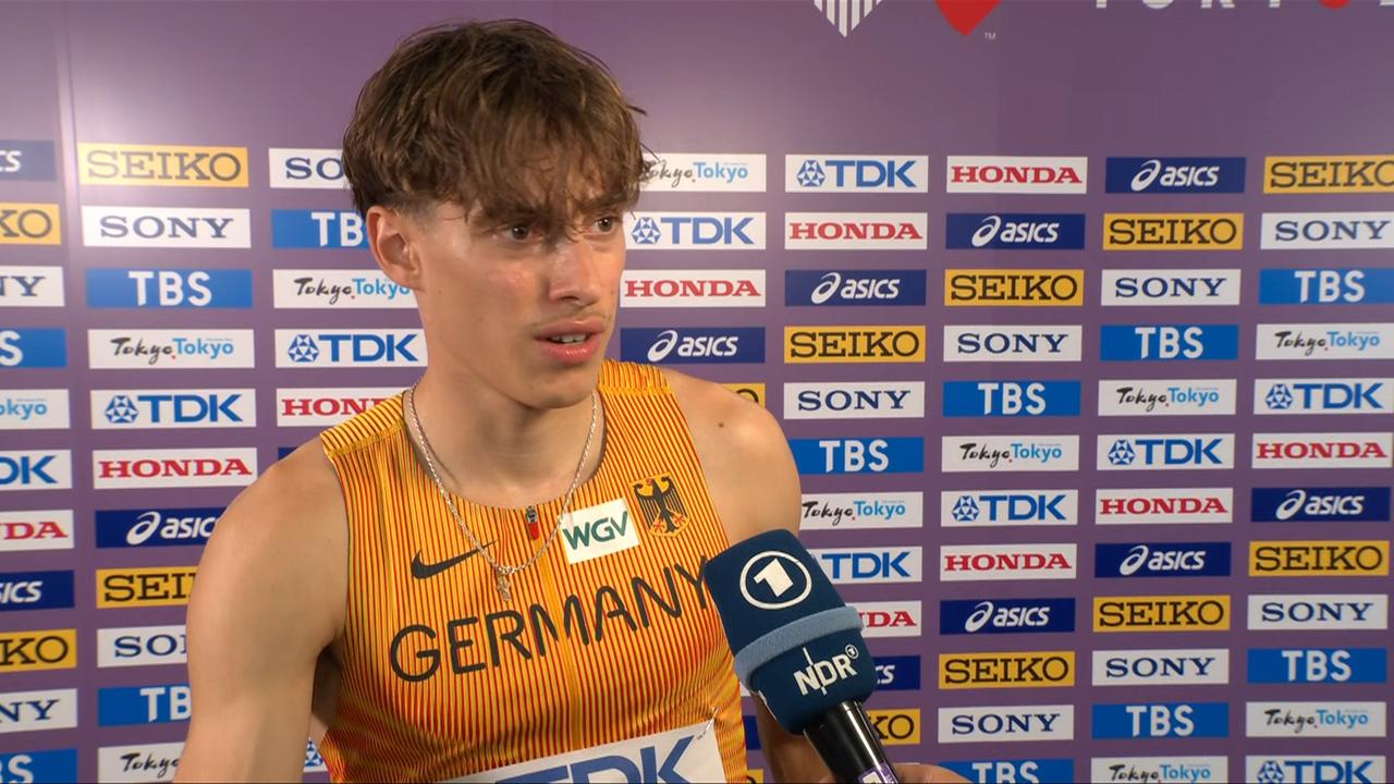 Leichtathletik-WM in Tokio: Alexander Stepanov im Sportschau-Interview ...