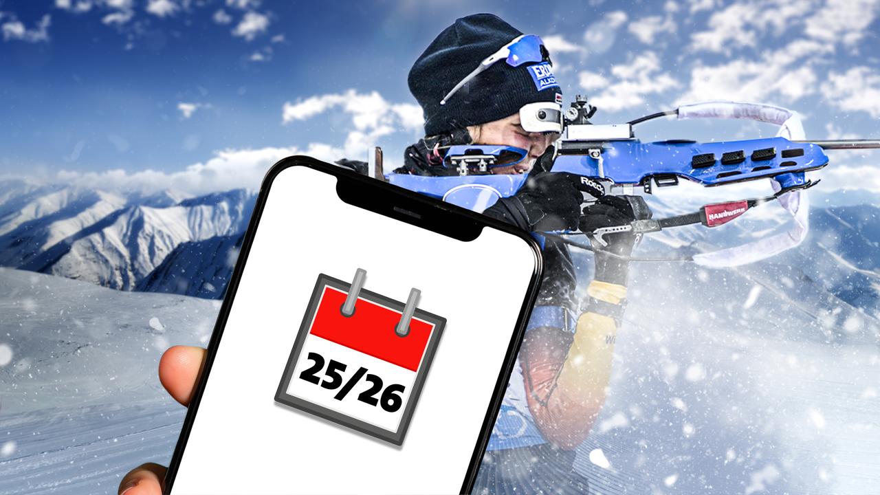 Biathlon-Kalender der Sportschau: Jetzt herunterladen | sportschau.de
