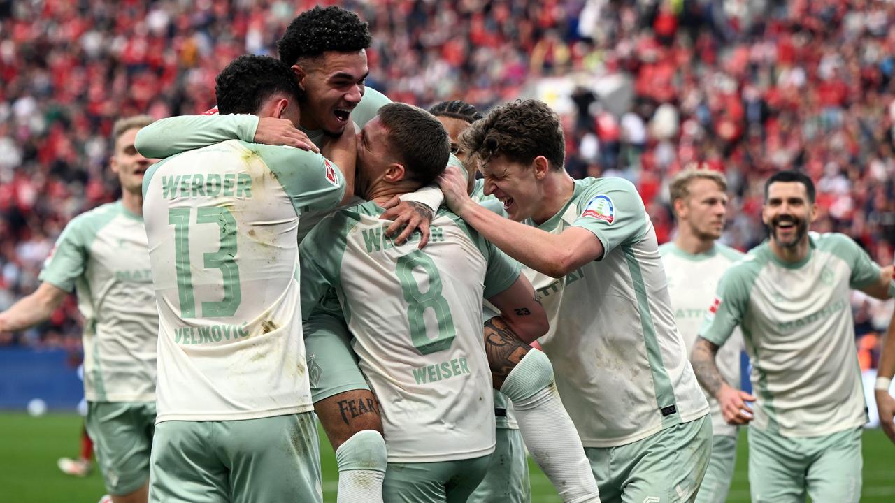 Werder stoppt mit 2:0-Sieg bei Meister Leverkusen den freien Fall ...