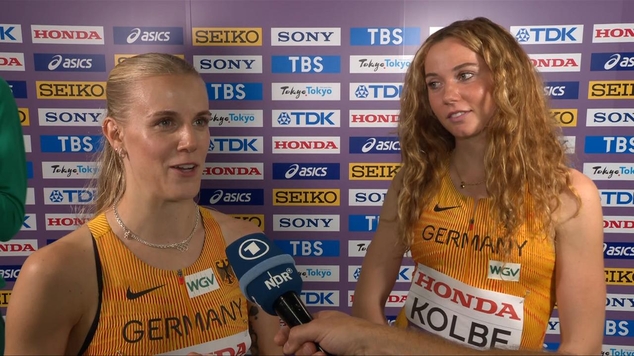 Leichtathletik-WM in Tokio: Smilla Kolbe und Majtie Kolberg im ...