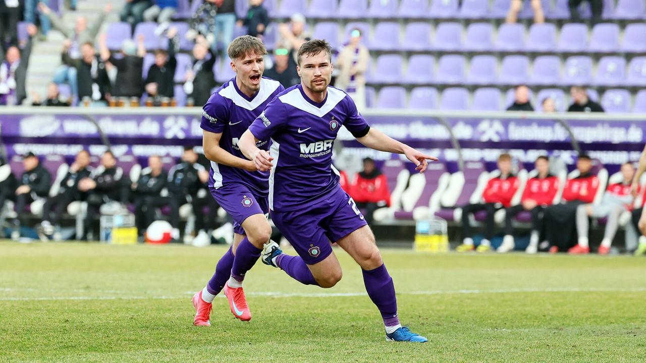 3. Liga: Aue baut Siegesserie gegen Viktoria Köln aus | sportschau.de