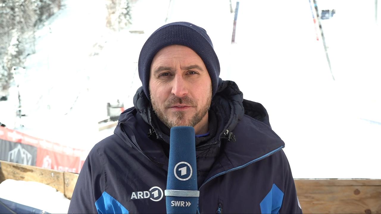 ARD-Reporter Wüst - "Ob man springen kann, ist fraglich"