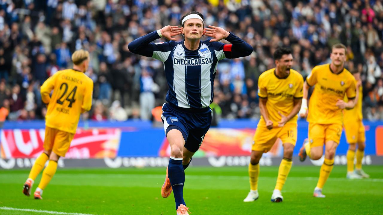 Hertha BSC schlägt Dynamo Dresden vor riesiger Kulisse | sportschau.de