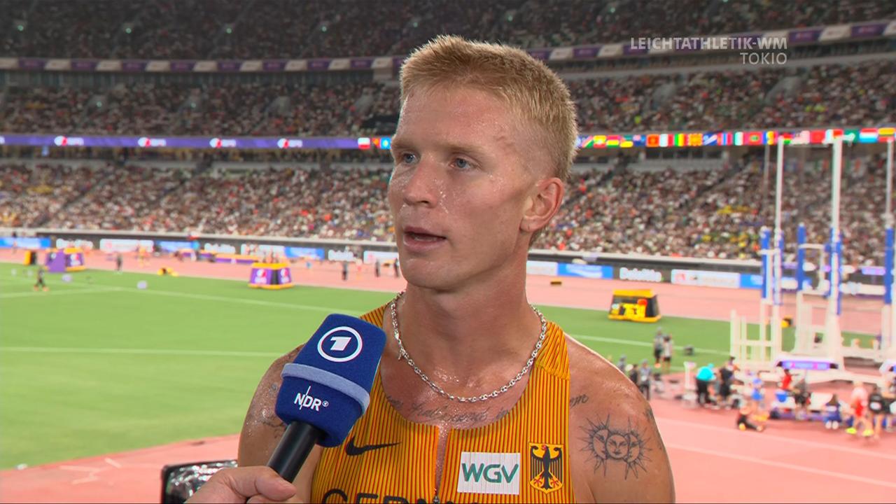 Leichtathletik-WM Tokio: Robert Farken im Sportschau-Interview ...