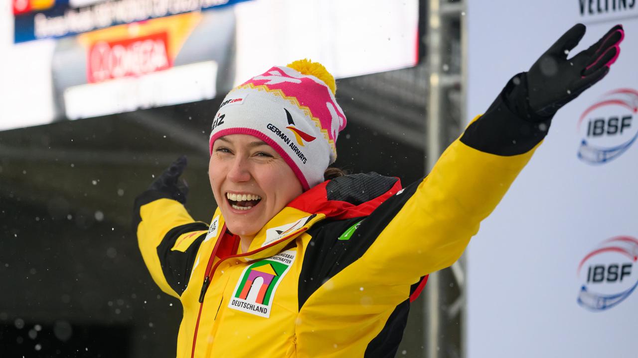 Sieg im Monobob: Laura Nolte - "Bin sehr zufrieden" | sportschau.de