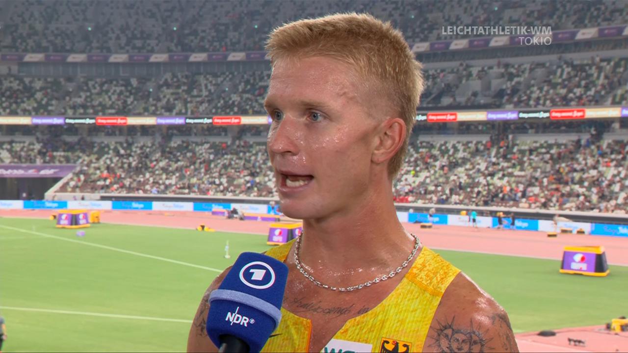 Leichtathletik-WM Tokio: Sportschau-Interview mit Robert Farken ...