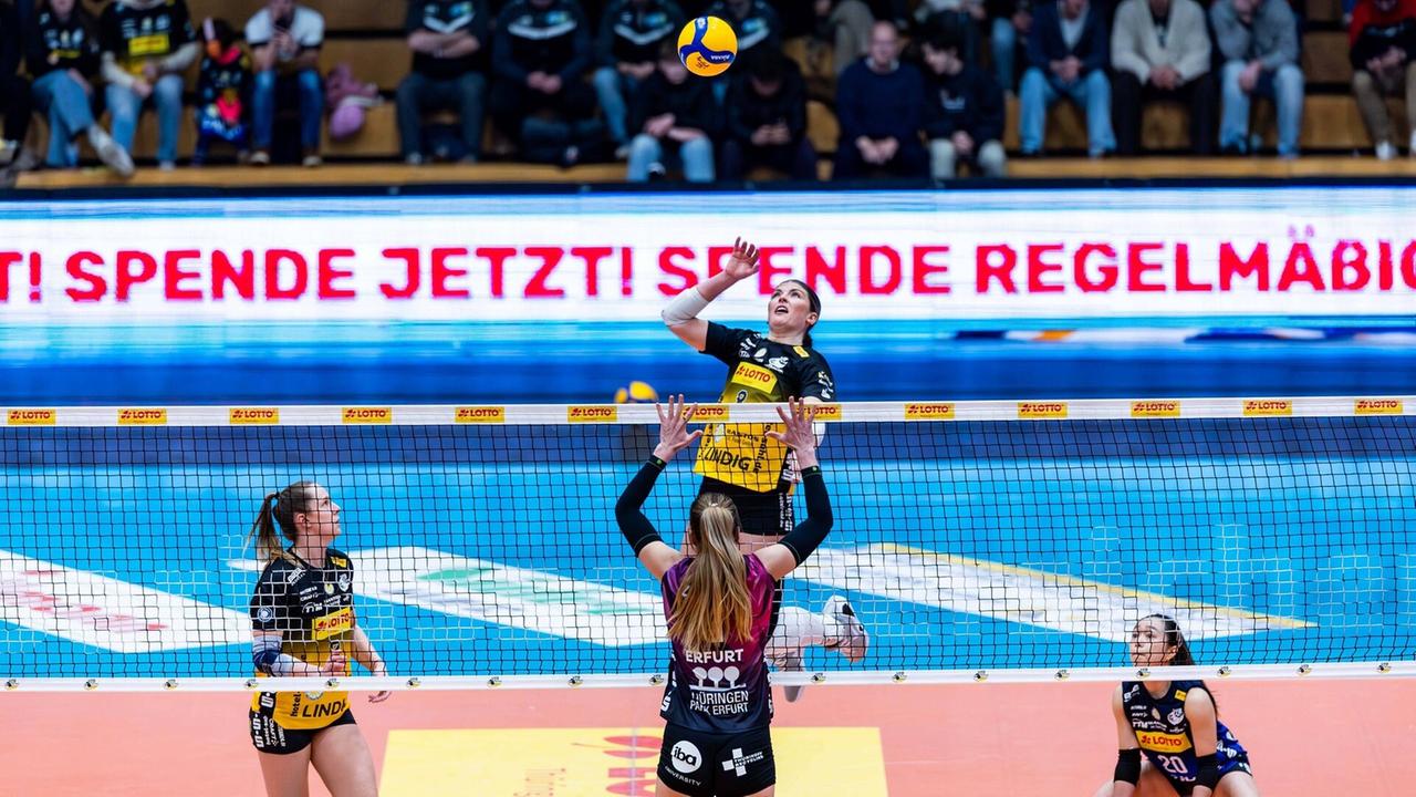 Volleyball | Bundesliga: VfB Suhl weist Schwarz-Weiß Erfurt erneut in ...