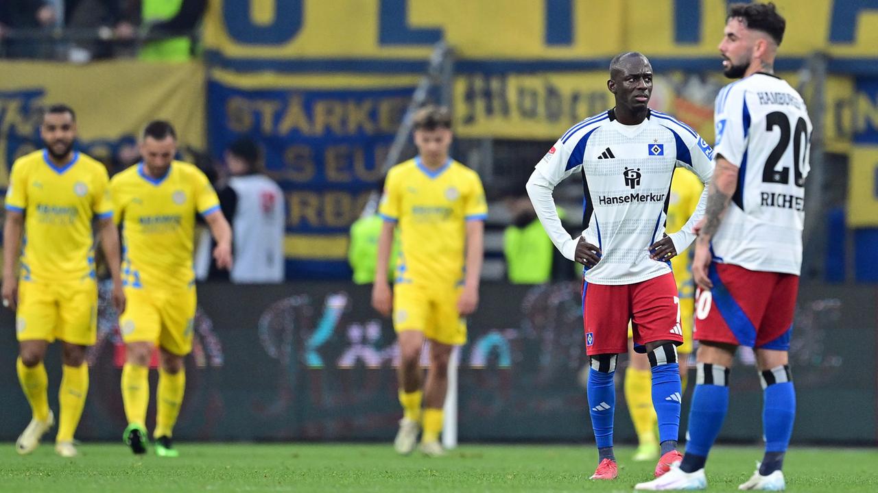 Aufstiegskampf: "Auf die Fresse bekommen" - Wie reagiert der HSV auf den Totalausfall ...