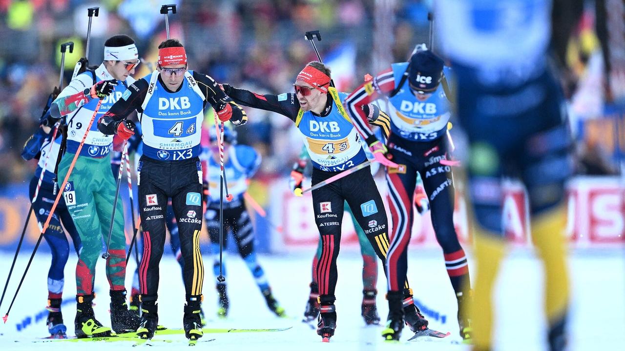 Biathlon | Weltcup in Ruhpolding: Knoten geplatzt - Biathlon-Staffel ...