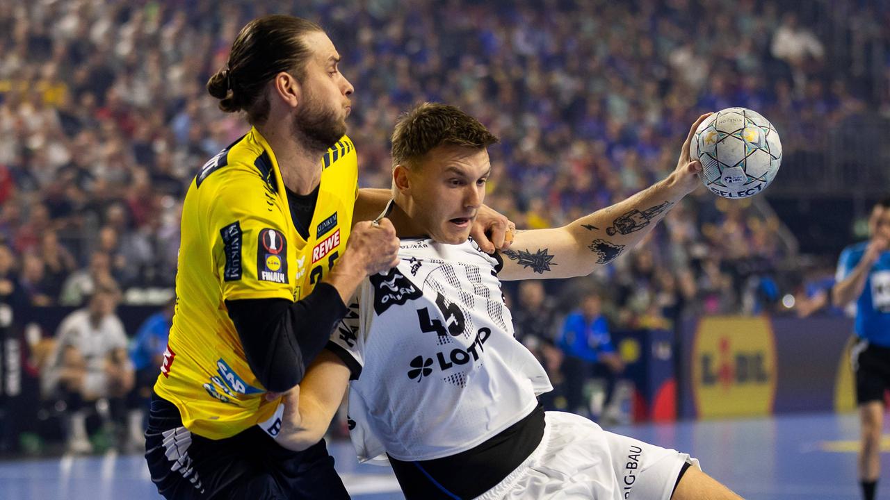 Halbfinale im DHB-Pokal: THW Kiel gegen die Rhein-Neckar Löwen im Re ...