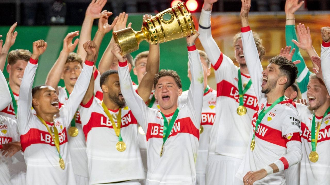 DFB-Pokalsieger 2025: Stiller steuert den Stuttgarter Party-Bus | sportschau.de