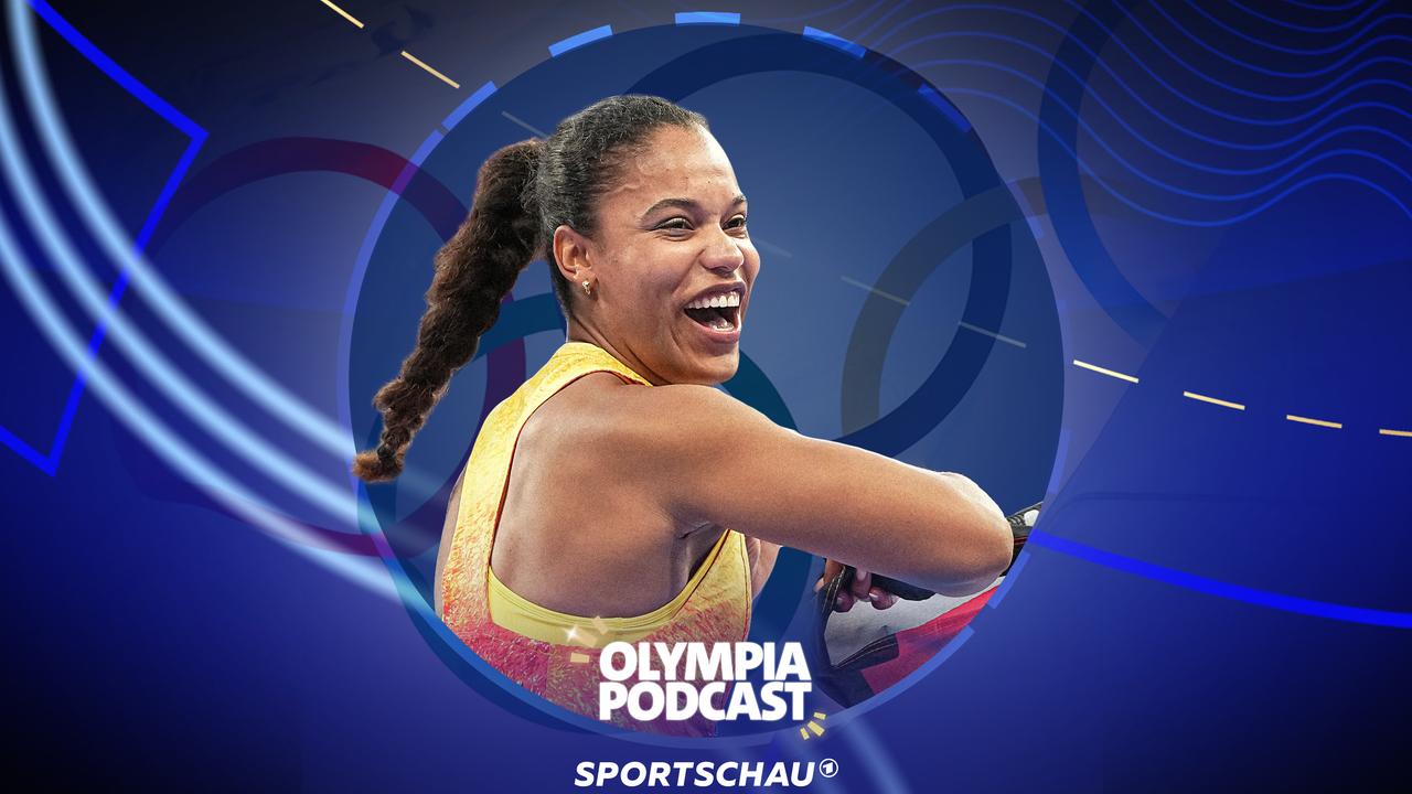 Der Sportschau-Olympia-Podcast: Tag 15 - Yemisi Ogunleye singt sich in alle Herzen | sportschau.de