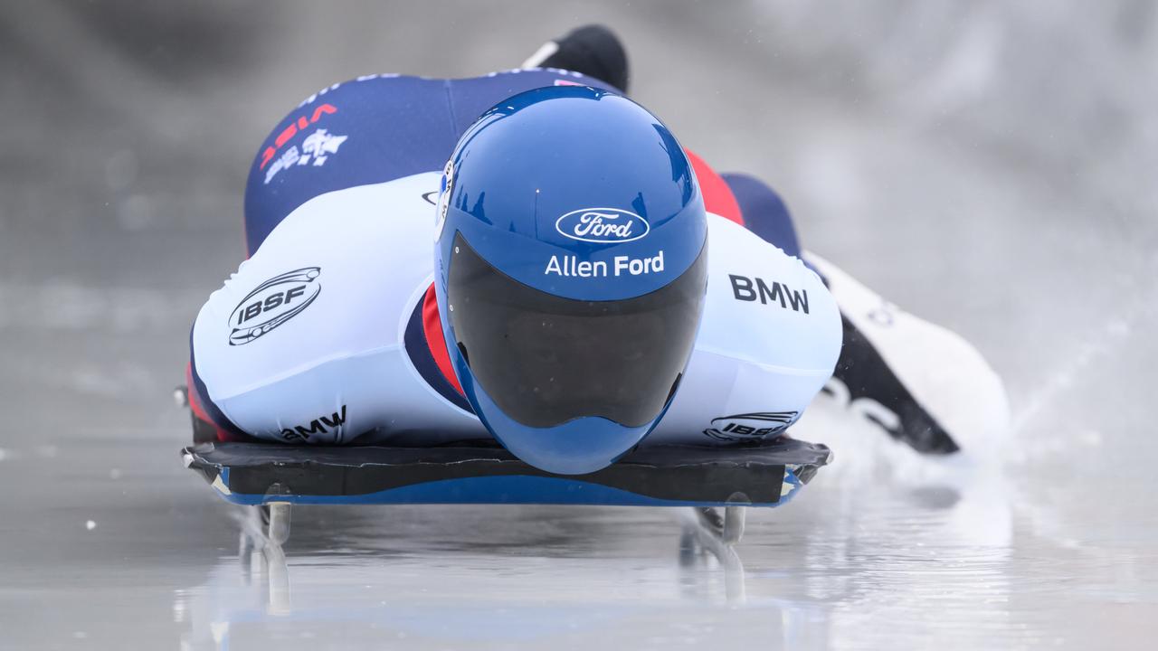Wintersport in Winterberg: Der 2. Lauf der Männer bei der Skeleton-WM ...