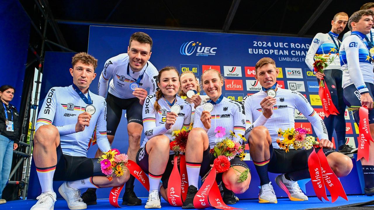 Nur 17 Sekunden fehlten : Lisa Klein holt bei Rad-EM Silber mit Mixed ...