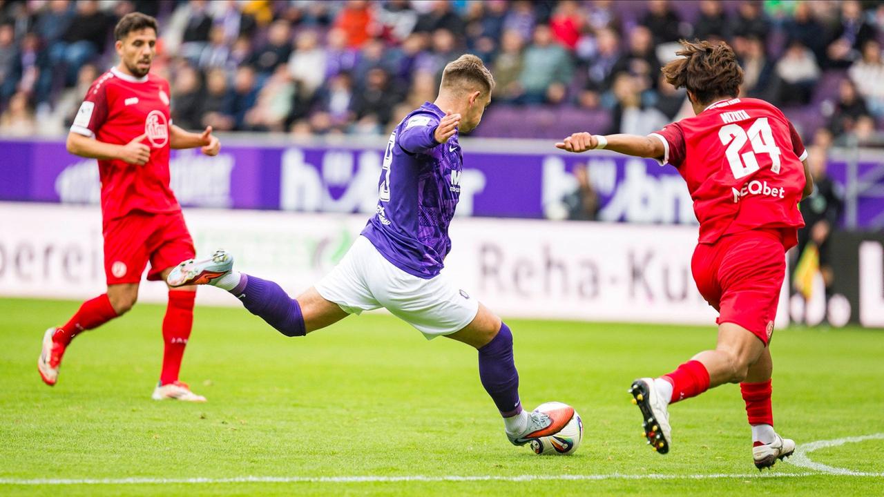 Erzgebirge Aue punktet auch gegen RWE | sportschau.de