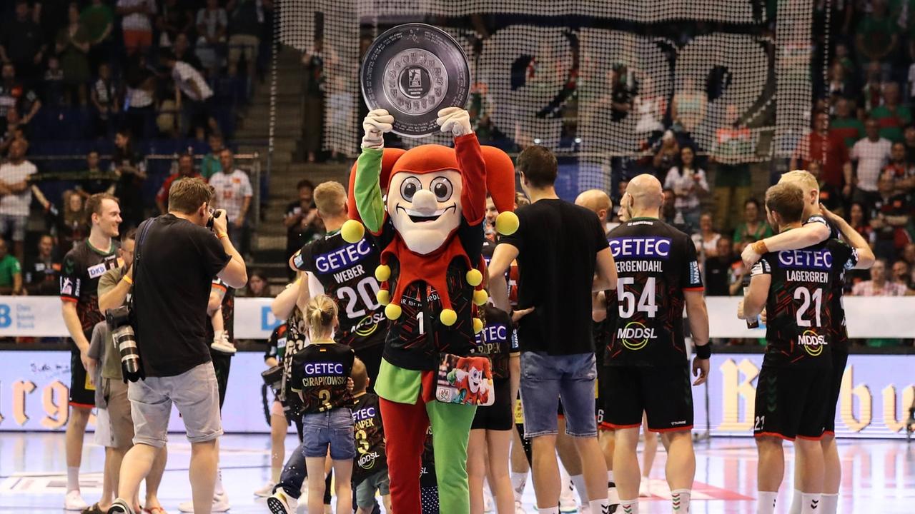 Das Magdeburger Handball Maskottchen | sportschau.de
