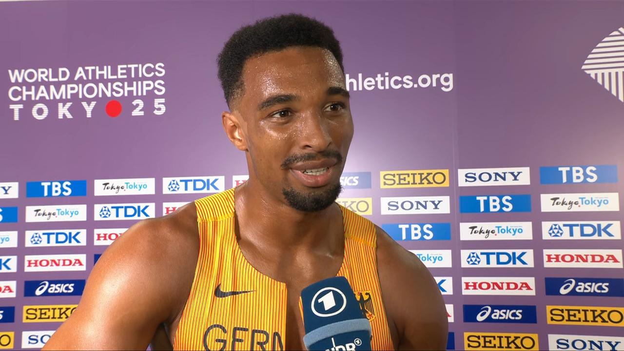 Leichtathletik-WM Tokio: Zehnkämpfer Leo Neugebauer im Sportschau-Interview | sportschau.de